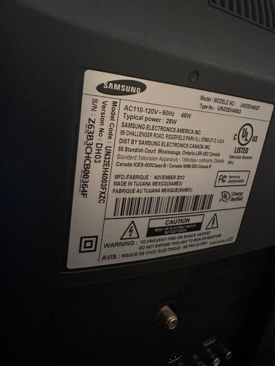 32” Samsung TV – sellmystuffcanadahamilton